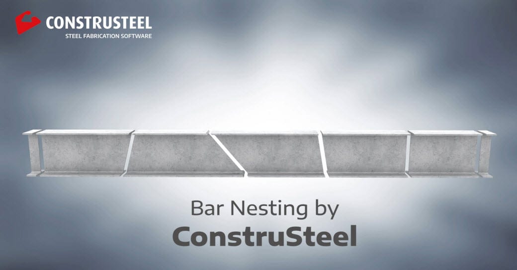 Bar nesting for optimising material requirement - ConstruSteel